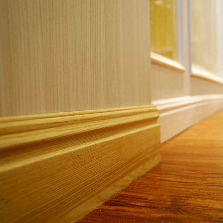 Eco-friendly Wholesale Composite Baseboard Custom Wpc / Pvc Skirting ...