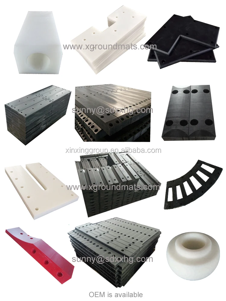 Hdpe Parts Uhmwpe Blocks Pe1000 Blocks Uhmw Plastic Profile Strip Customized Cnc Machining Parts ...