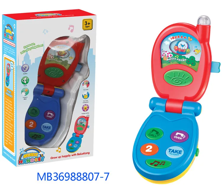 Toy Telephone for Kids - Small Plastic Mobile Phone Toy