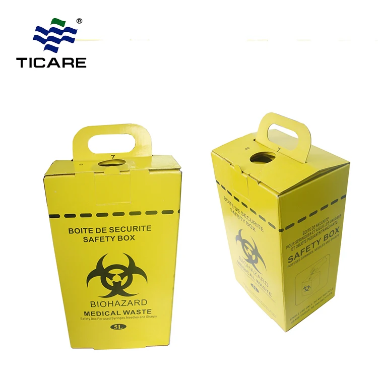 White Puncture Resistant Sharp Disposal Container For Needle - Buy ...