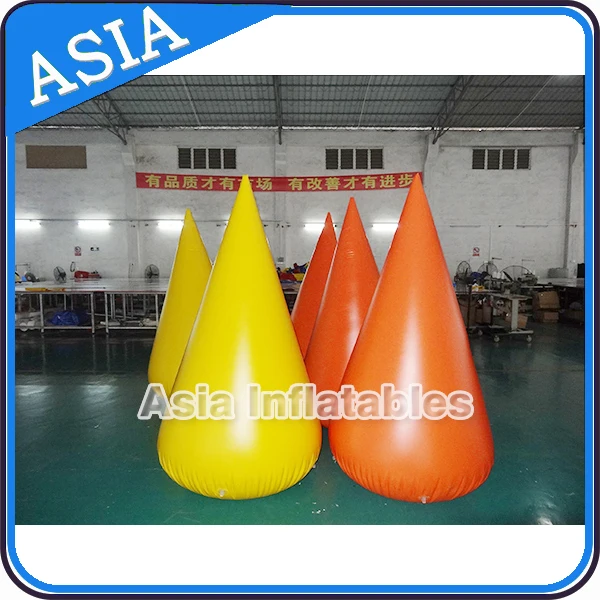 Triangle Shape Inflatable Swim Buoys,Advertising Inflatable Floating ...