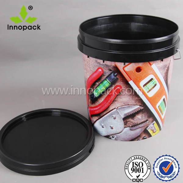 10l 15l 20l Plastic Pails With Lid And Handle For Packing Hdpe Plastic ...