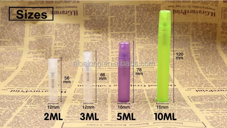 Ibelong 2 Ml 3 Ml 5 Ml 8 Ml 10 Ml Mini Empty Clear Glass Perfume Sample ...