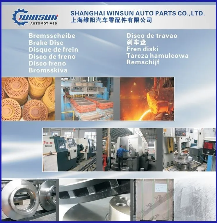 Russian Truck Brake Disc for Hyundai - WINMANN 51761-45020