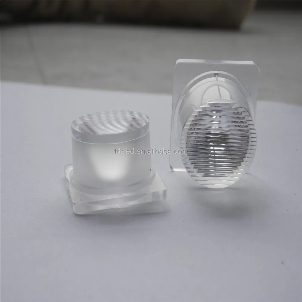 21.7mm PMMA Square LED Lens for SMD3030 Wall Washer Lighting