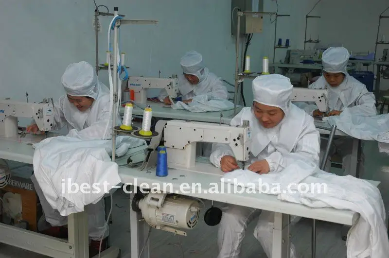 cleanroom smock for electronic semiconductor and food factories ...