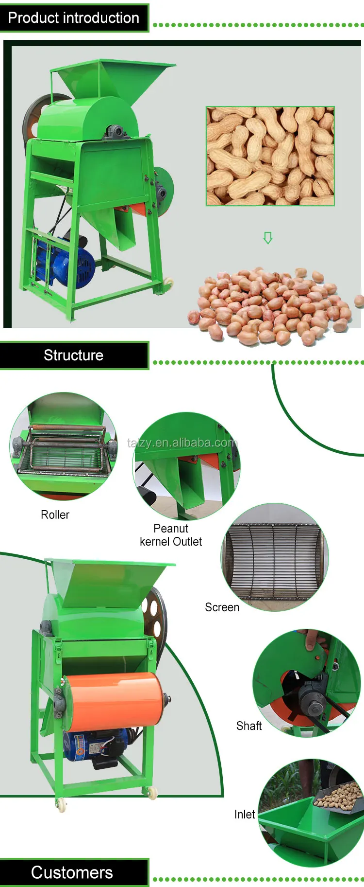 manual peanut groundnut peeling sheller shelling machine in india 1 - 2 ...