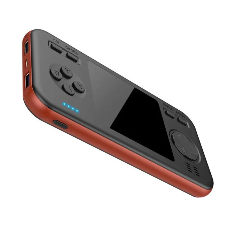 Charging And Playing Games 8000mah Battery Power Bank Retro Video ...