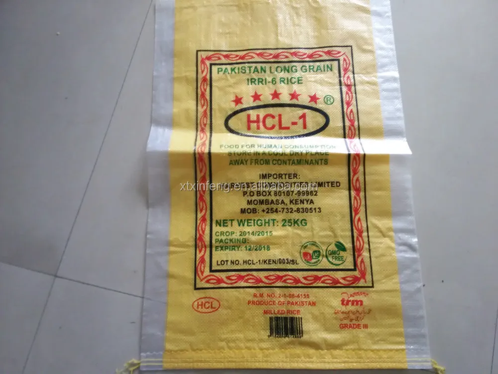 High Quality Chinese Manufacture Pp Rice Bag Thailand,Plastic Rice ...