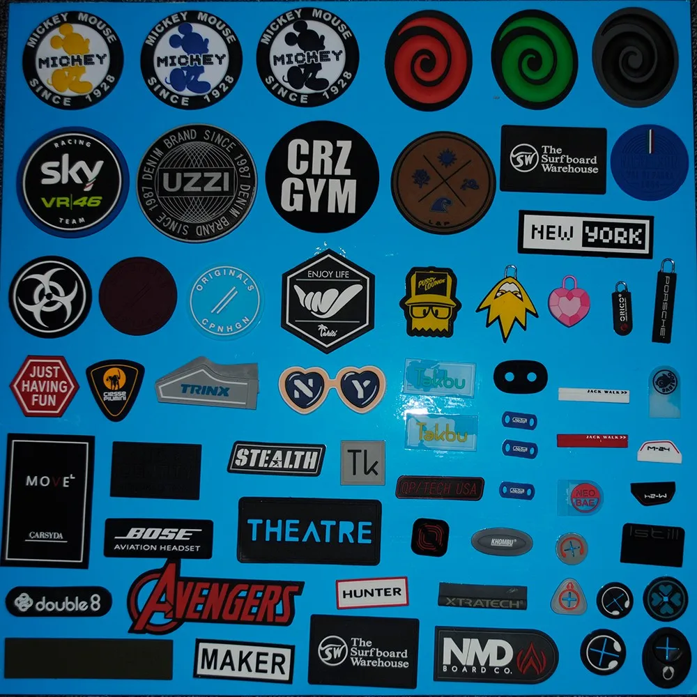 Personalized Pvc Patch Custom Embossed 3d Soft Pvc Custom Rubber Patch ...