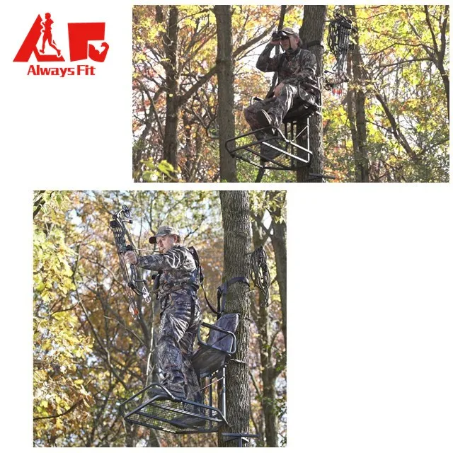High Quality Aluminum Foldable One Man Tree Stand For Outdoor Hunting ...