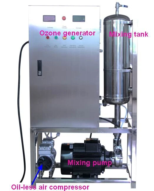Industrial Ozone Washing Machine / Ozone Washing For Vegetable And ...