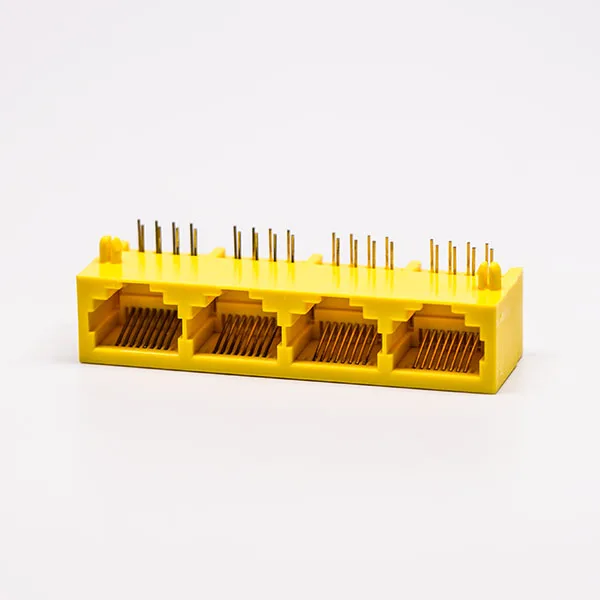 Conector Modular hembra RJ45 de 10 pines para Lan, con puerto único Poe ...