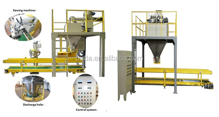 10-50kg Bag Caustic Soda Packing And Sealing Machine - Buy Caustic Soda ...
