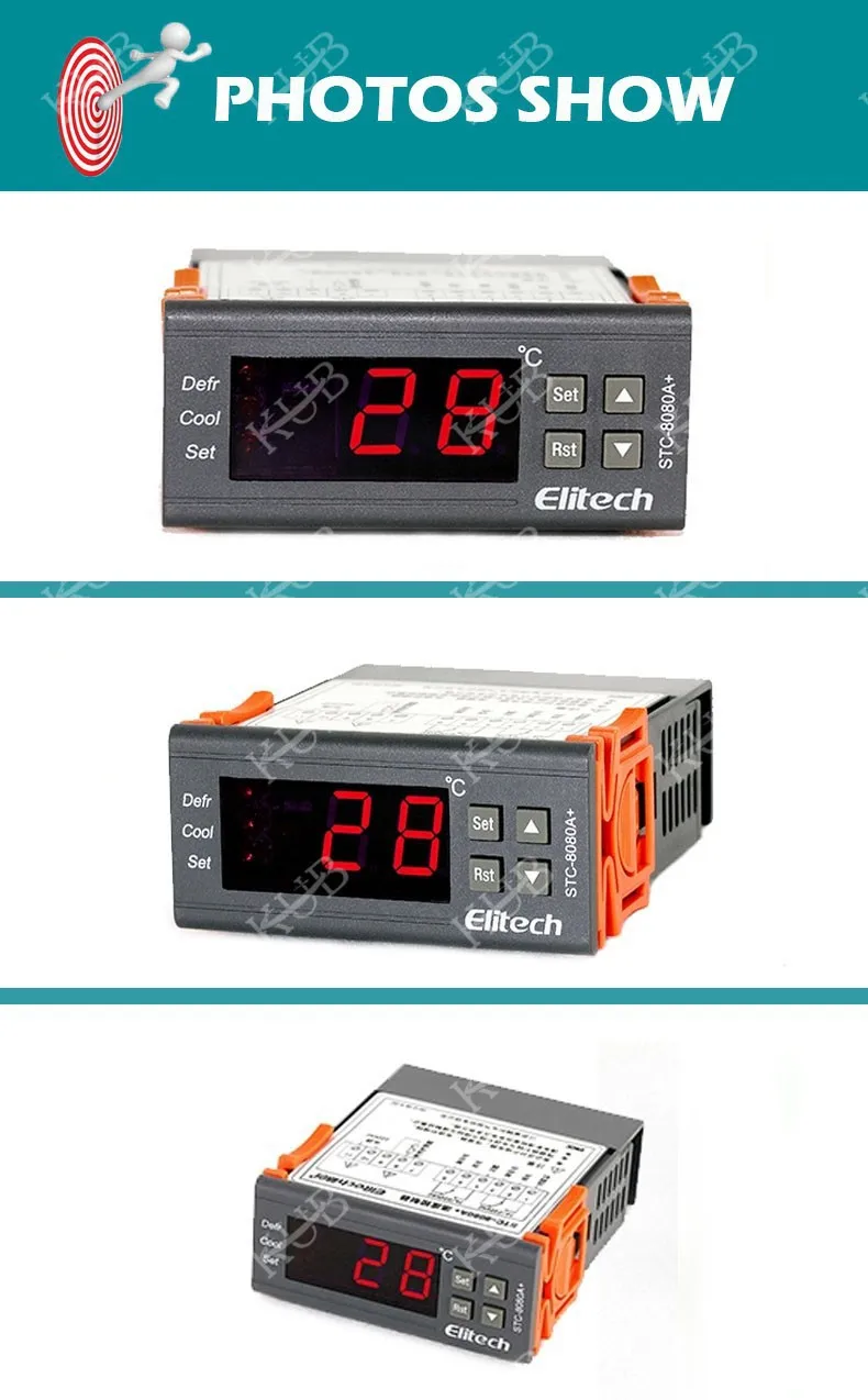 Refrigeration Temperature Control Box Stc1000 Elitech - Buy Temperature ...