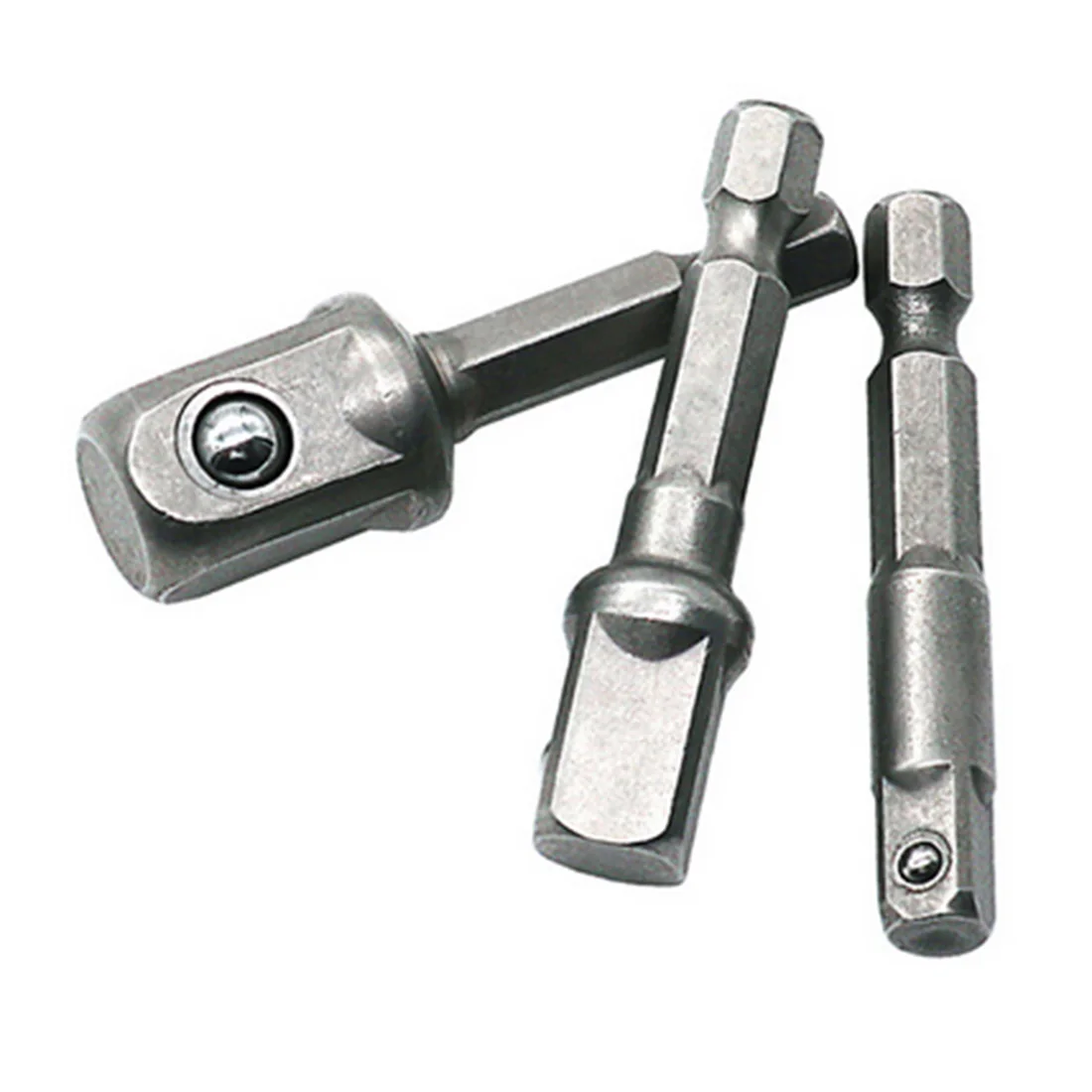 3 Pieces 50mm Hexagonal Handle Square Head Cr-v Sleeve Connecting Rod ...