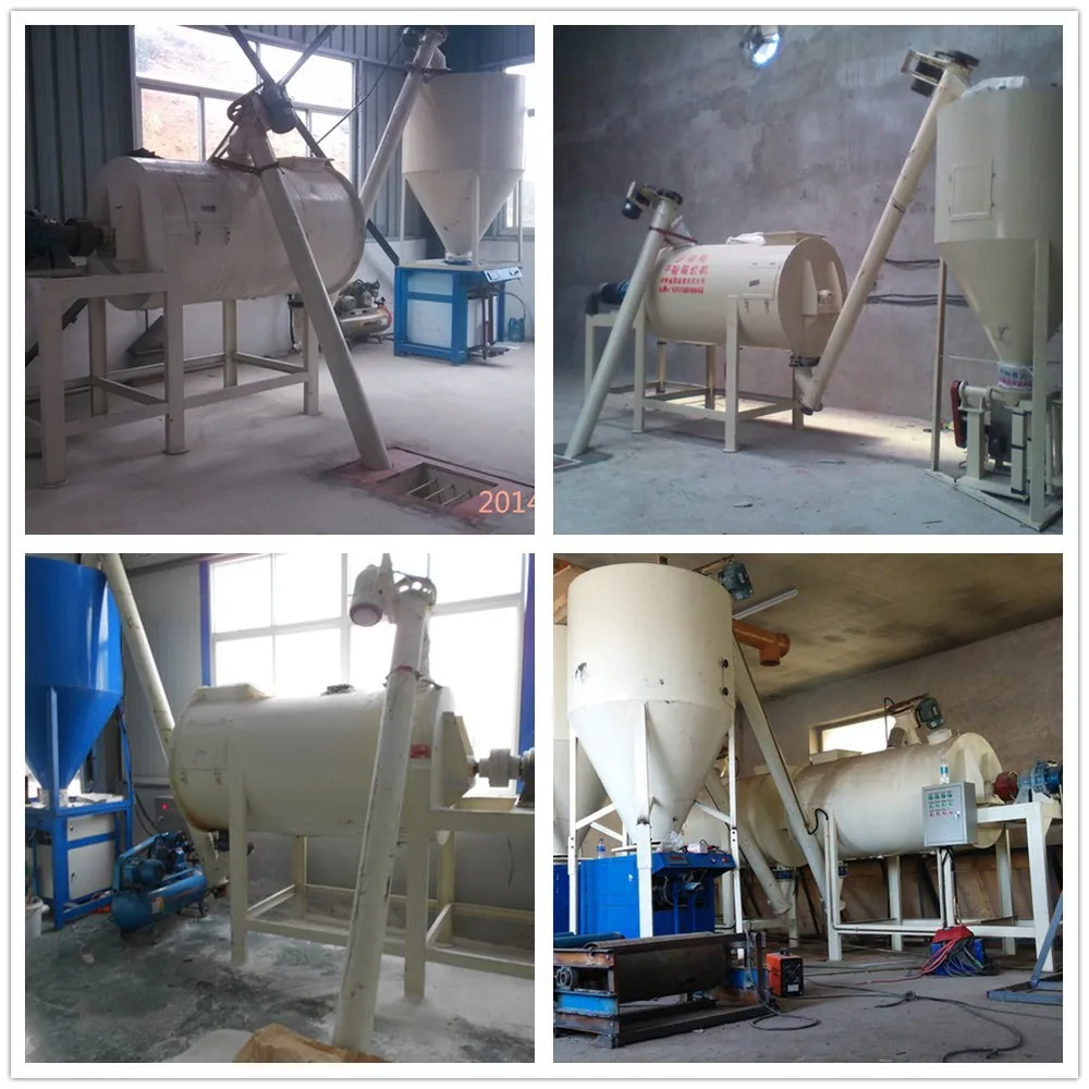 Small 2-5t/h Screw Ribbon Dry Mix Machine For Wall Filler Putty,Small ...