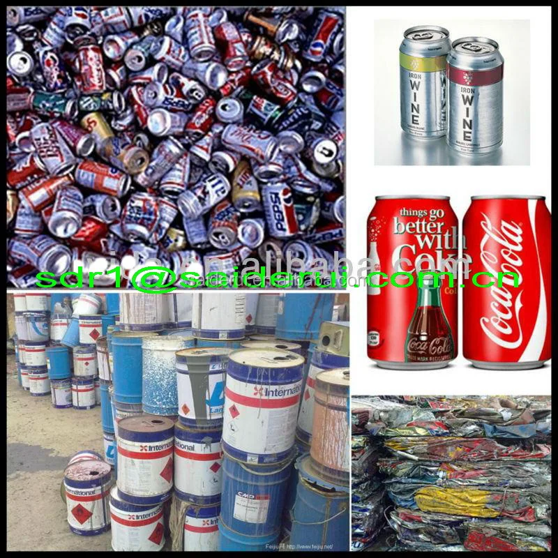Aluminum Cans Shredder Metal Scrap Crusher Tin Cans Recycling Machine ...