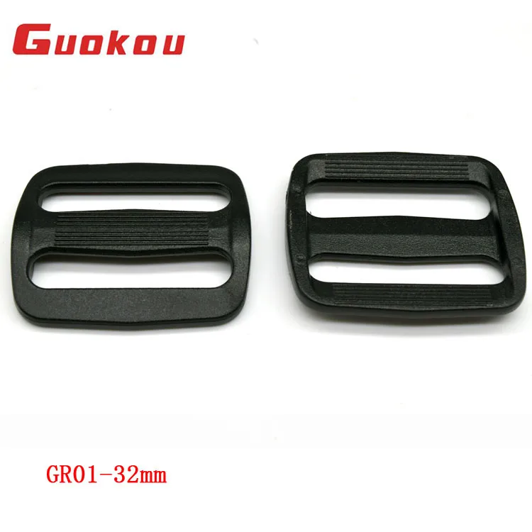 GR01 Customize Color Plastic Triangle Glide Buckles 32mm