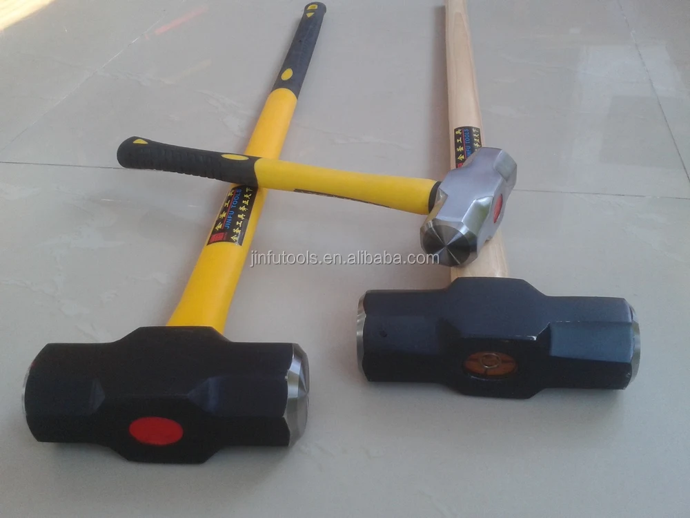 Sledge Hammer With Fiberglass Handle - Buy Sledge Hammer Sizes,Types Of ...
