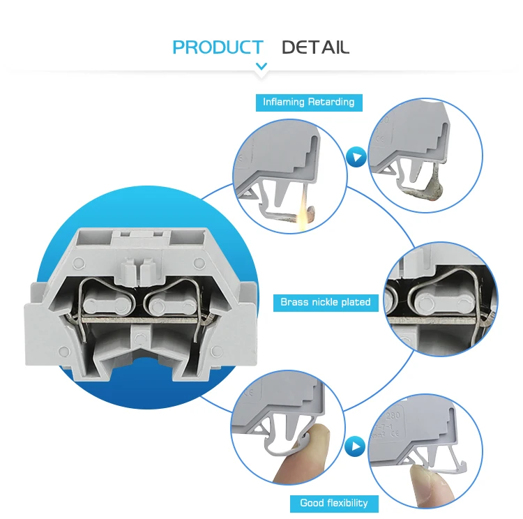 261-331 Mini Din Rail Terminal Block - Reliable & Versatile