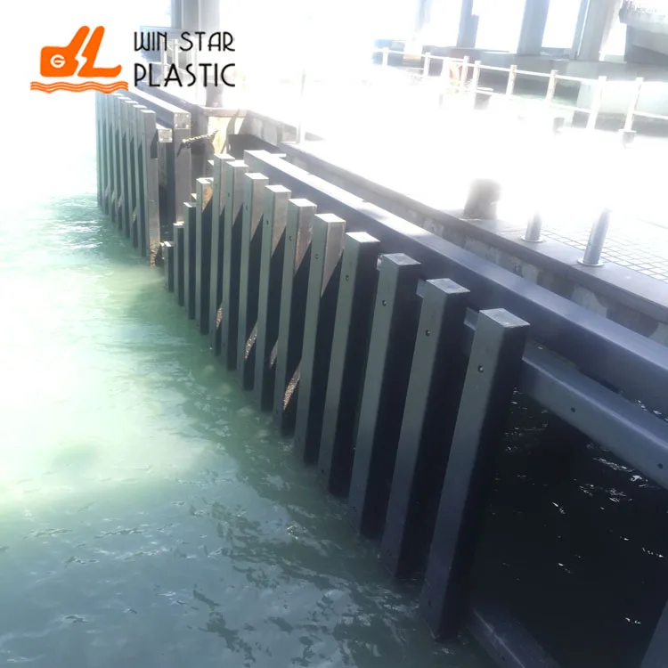 HDPE Marine Sliding Fender - Recycled Plastic Lumber for Dock ...