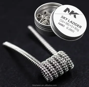 Nk Wholesale Ni80 Premade Coil Rda Vape Resistance Wire Sky Ladder ...