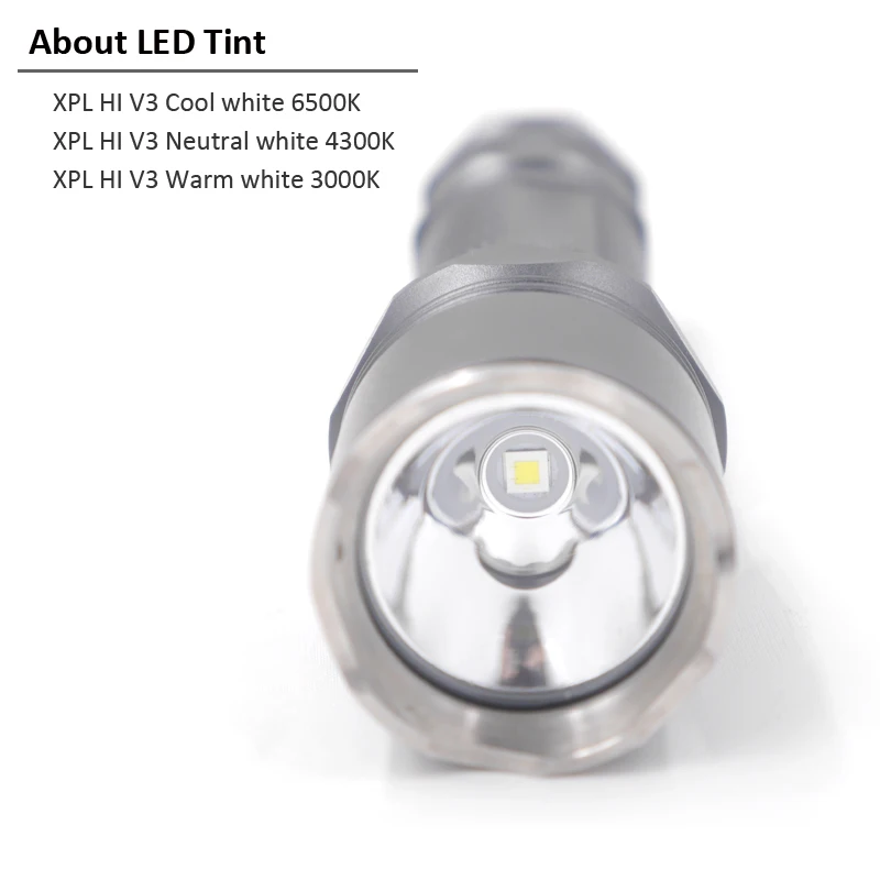 Manta Ray M6 Flashlight - Powerful, Rechargeable, and Versatile