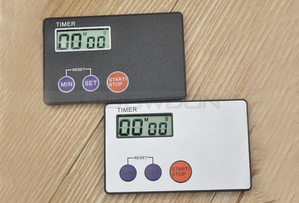 Mini Portable Card Timer Digital Kitchen Timer With Magnetic - Buy ...