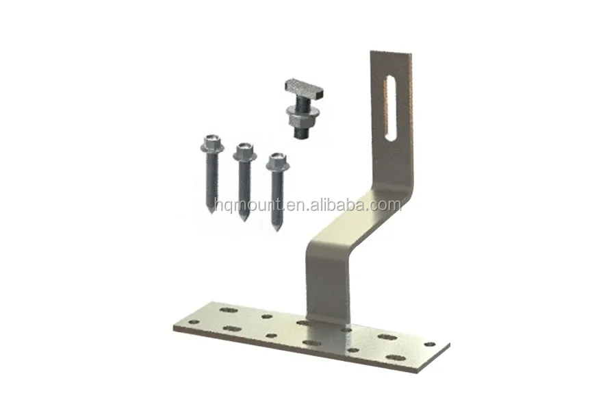 Aluminium 35mm-50mm Pv Solar Module Middle Inter Clamp And End Clamp ...