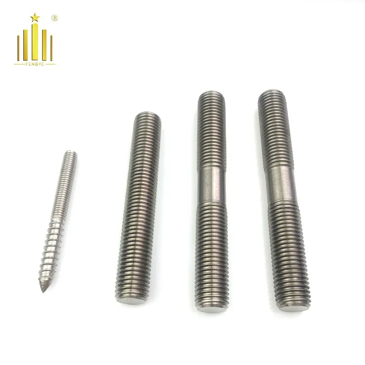 Din 938 Standard Threaded Rod Stud Bolt Round Shape Double Ended Hex ...