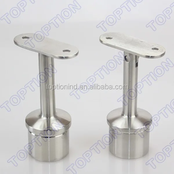 Stainless Steel Balustrade Round Post Support Adjustable Handrail ...