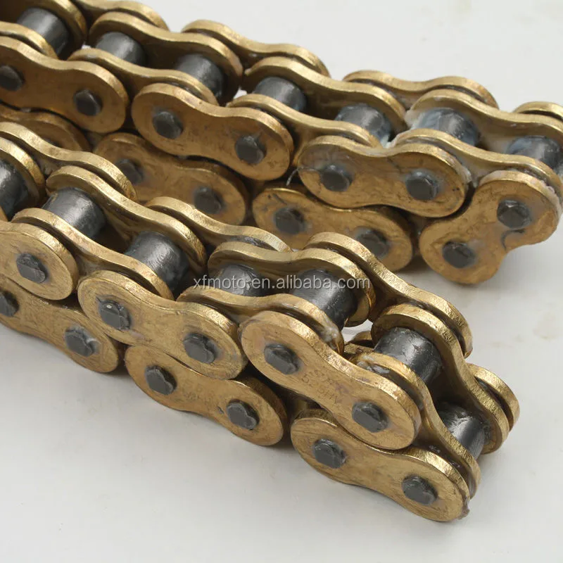 New Motorcycle Gold O-ring Heavy Duty Drive Chain 530 Pitch X 130 Links ...