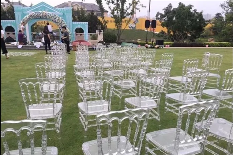Stacking Wedding Clear Plastic Phoenix Chair for Sale