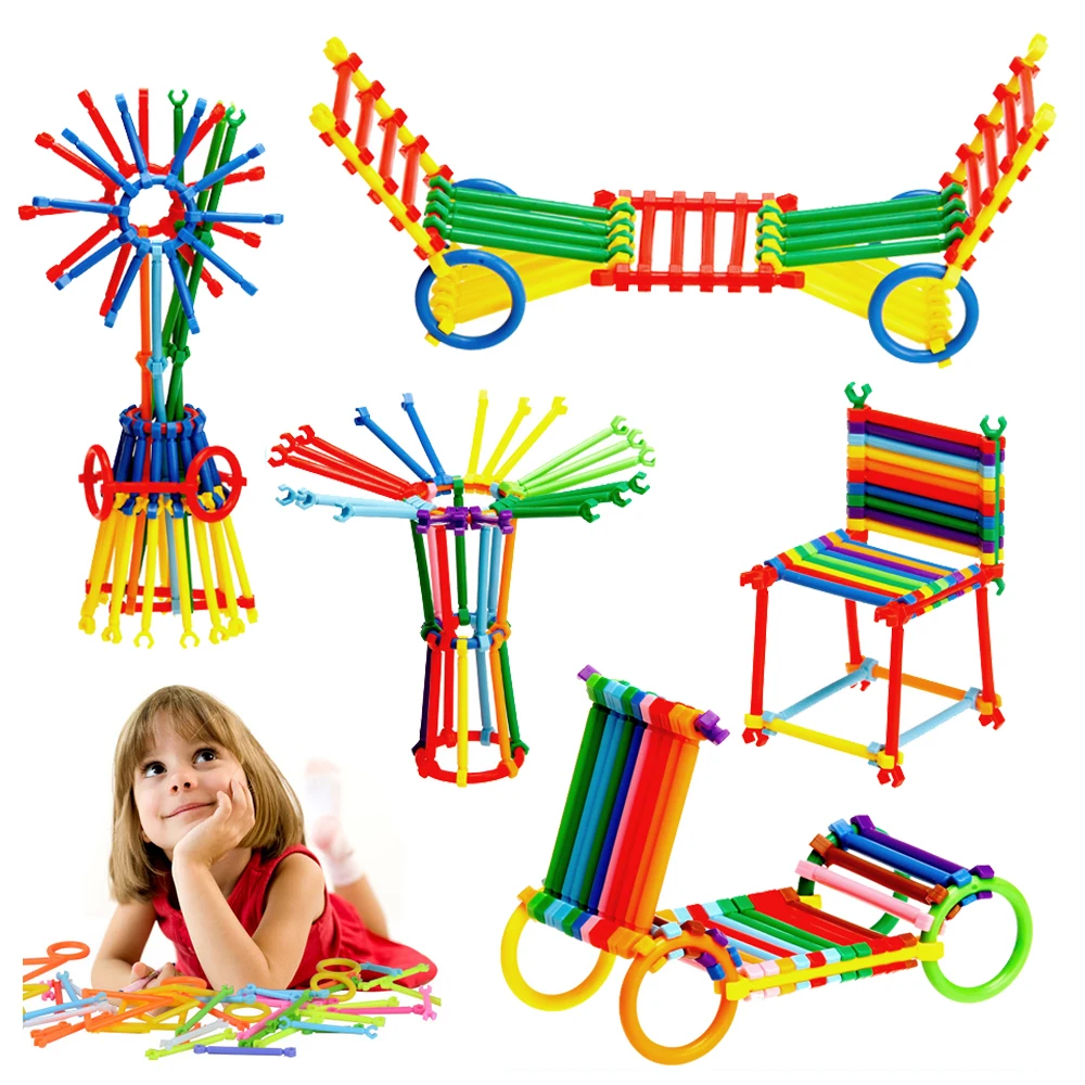 270 Pcs Intelligent Toy Stick Building Block for Kids