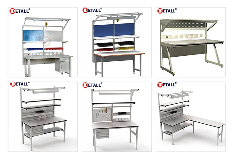 Detall Inspection ESD Table with Light - Competitive Price
