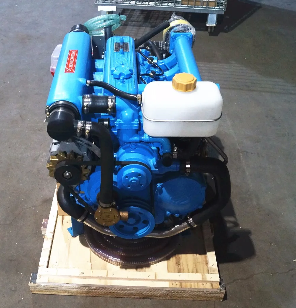 Hf-480m 37hp Electric Inboard Boat Motor Marine Diesel Engine With ...