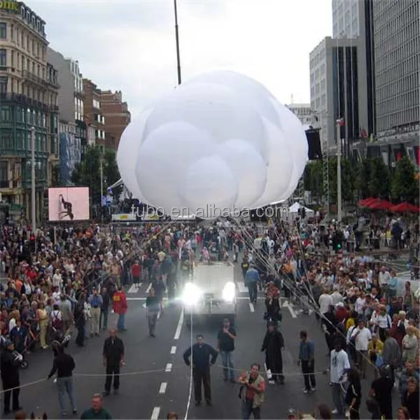 Giant Inflatable Led Lighting Cloud/inflatable Cloud With Led Light For ...