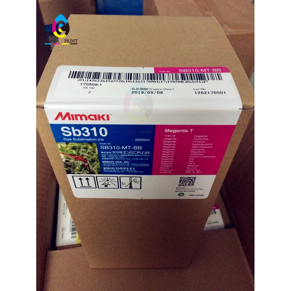 MIMAKI SB310 Dye Sublimation Ink - 2000ml for TS500 Printers