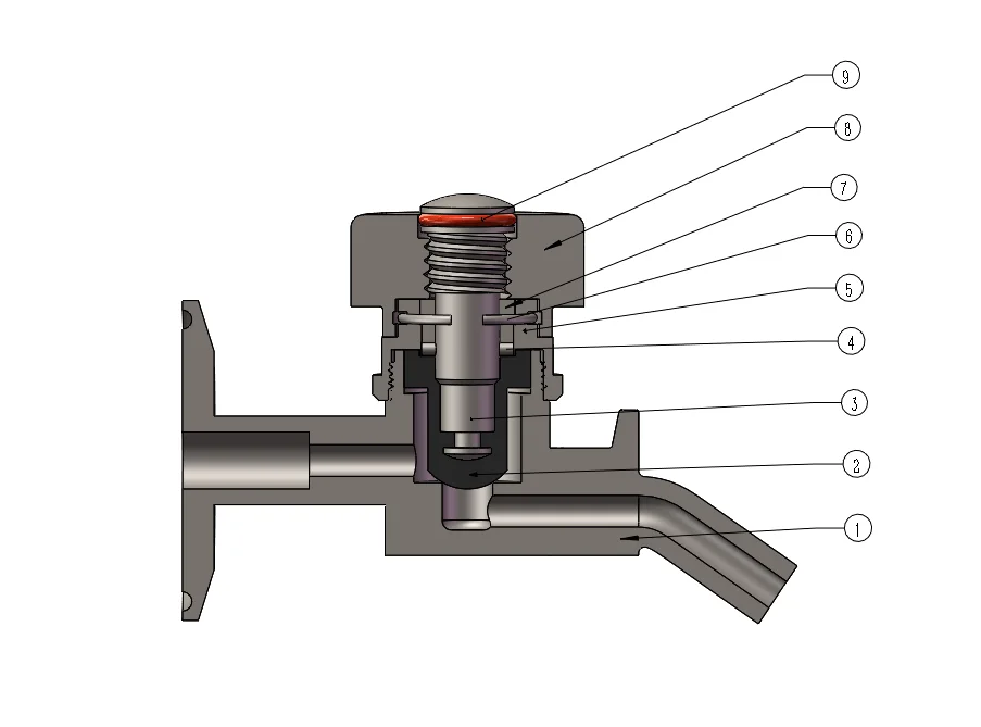 Sanitary Stainless Steel Sampling Valve - Buy Sanitary Stainless Steel ...