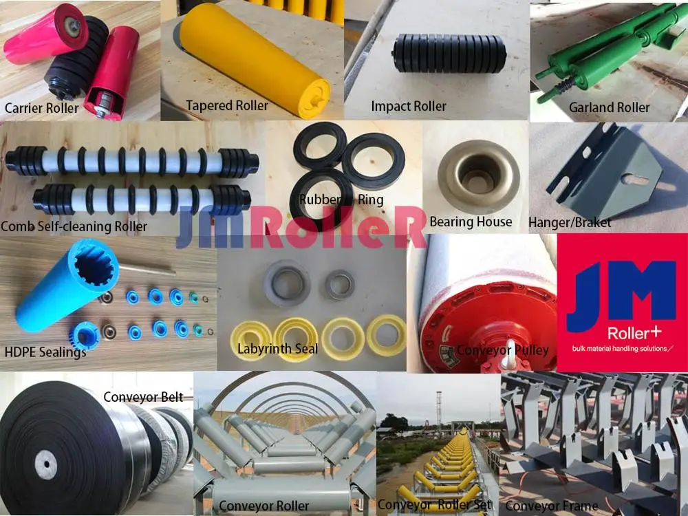 Self Cleaning Rubber Disc Return Comb Idler Roller For Conveyor - Buy ...