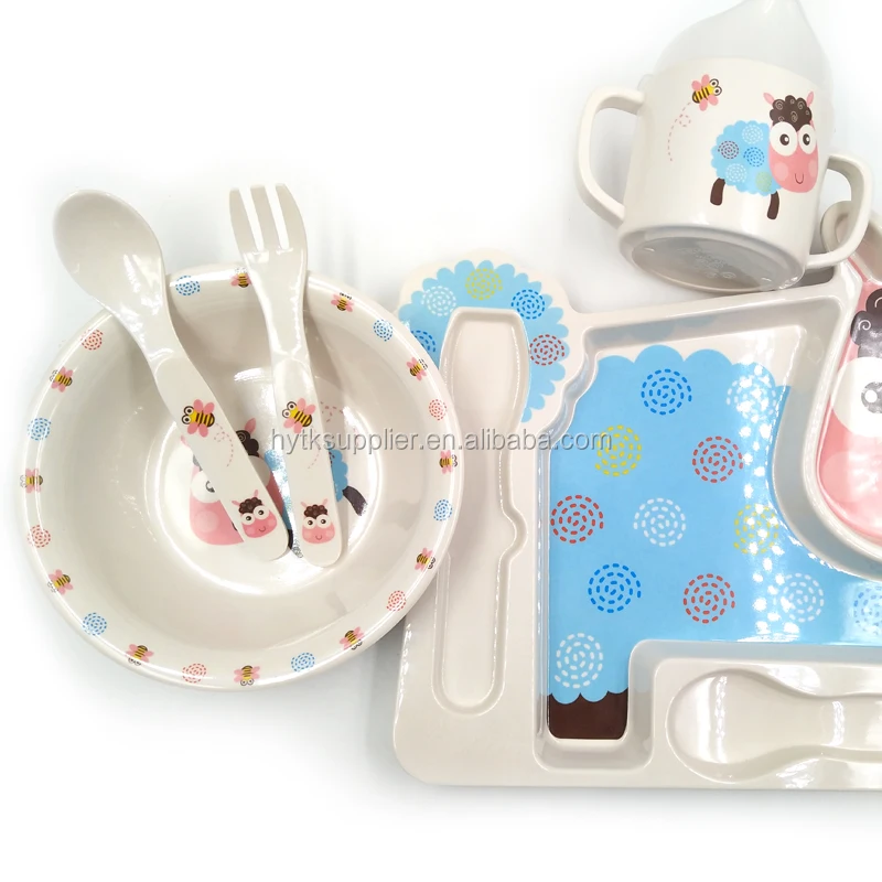 Designer Melamine Childrenwares,Kids Dinner Set With Sippy Cup - Buy ...
