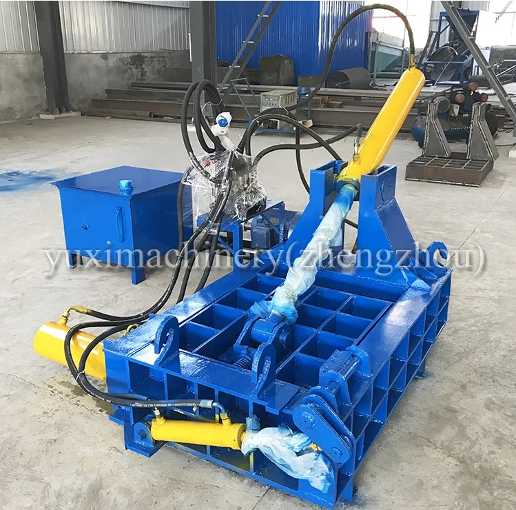 New Type Horizontal Aluminum Can Compressor Iron / Tin Can Press Steel ...