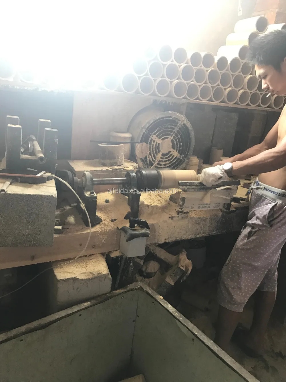 Fd-natural Bamboo Storage Tube Bamboo Craft Stick Container Spices ...