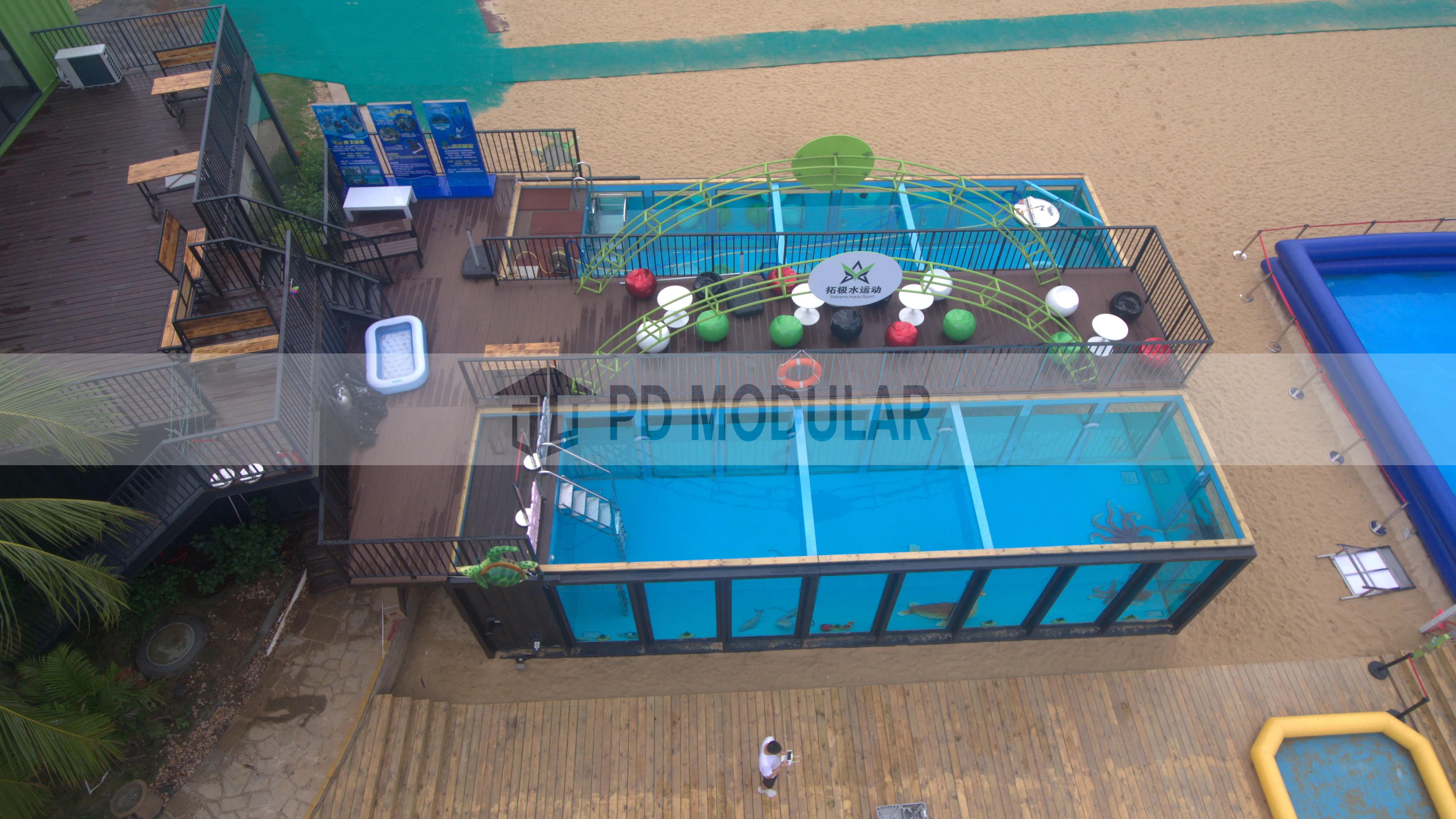 Portable Luxury Container Pool - Perfect for Kids & Adults