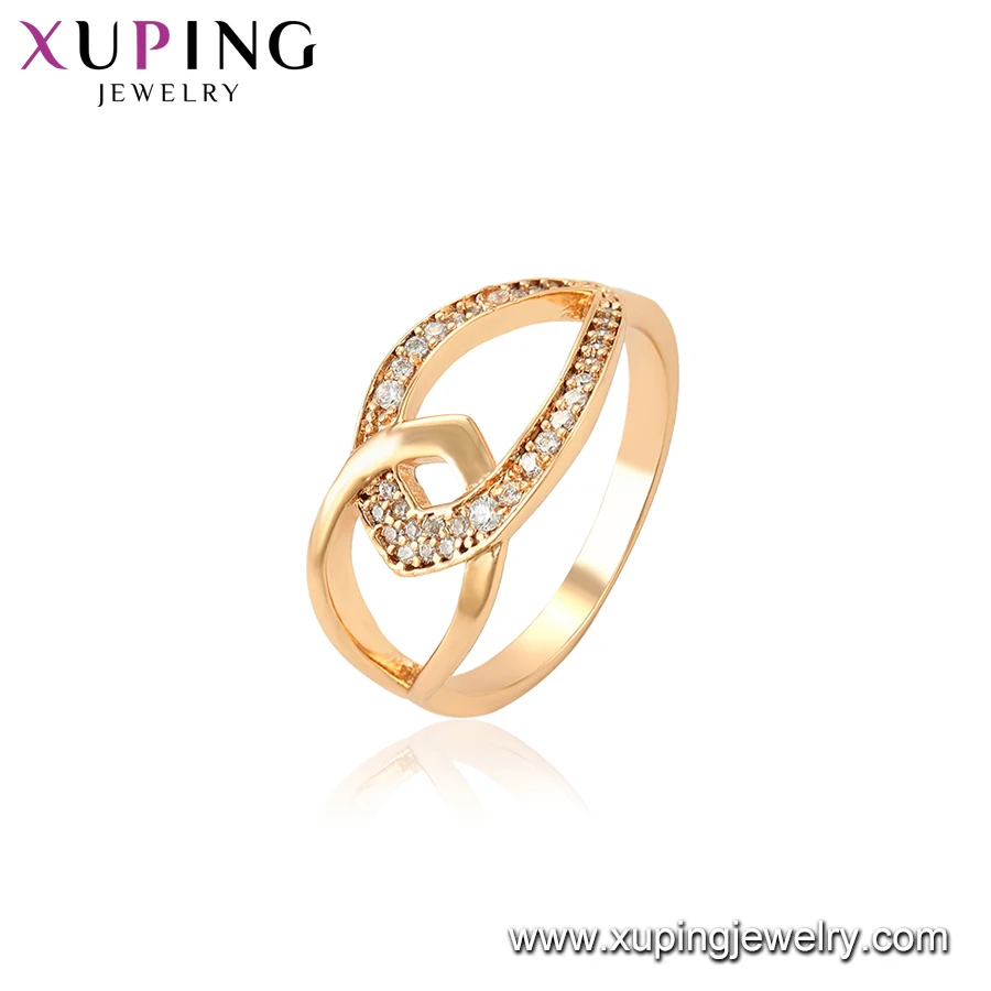 15217 Xuping New Latest Gold Ring Fashionable 2 Gram 18k Gold Plated ...