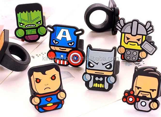 Hot Sell Silicone Finger Ring,Cartoon Character Silicone O Rings For ...