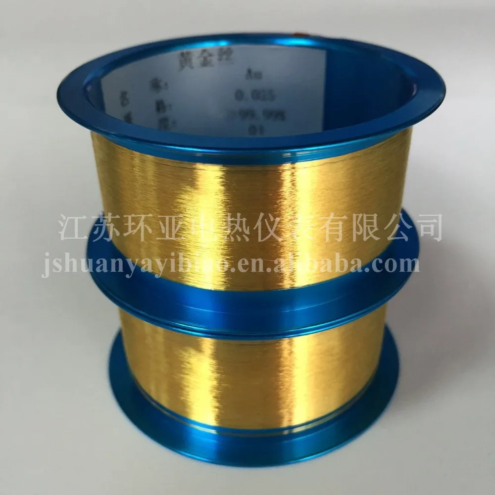 99.99 Purity 0.018mm Fine Gold Wire For Semiconductor - Buy 99.99 ...