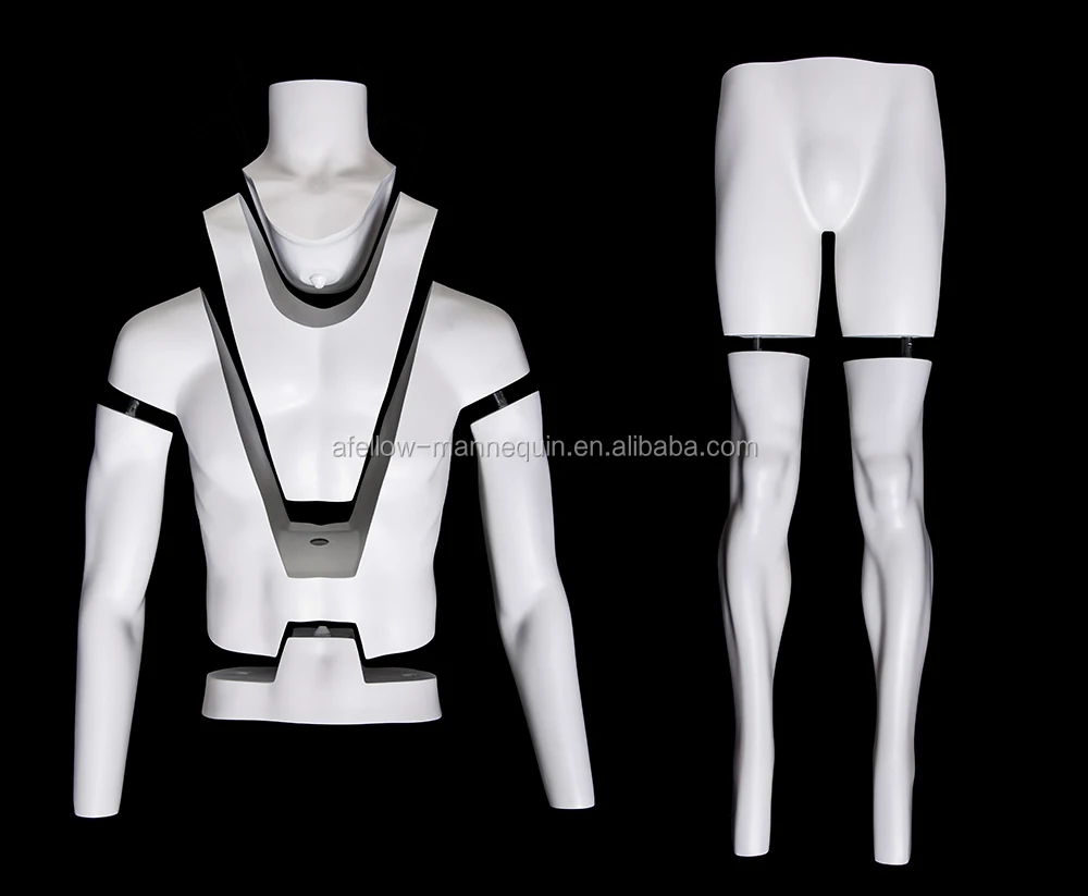 GH34 Full Body Fiberglass Male Mannequins Ghost Mannequins Invisible ...