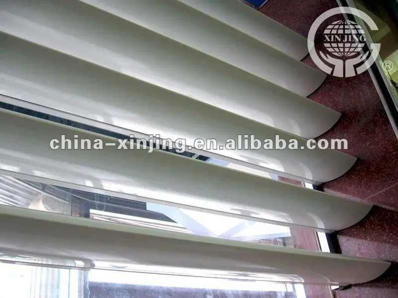 Arc Shape Curved Perforated Window Fixed Aluminum Louver - Buy ...